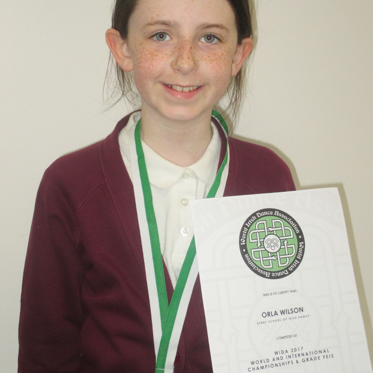 St Gregory’s Catholic Primary School - Orla at the Irish Dancing World ...